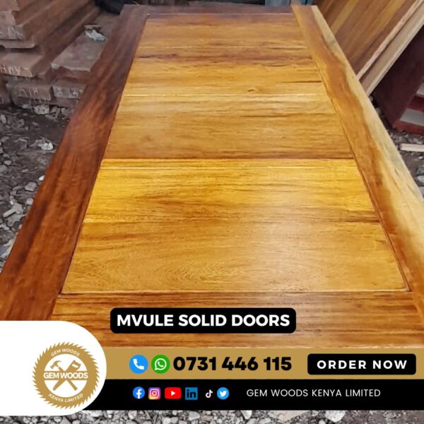 Solid Wooden Doors (Single & Double) - Gem Woods Kenya Limited ...